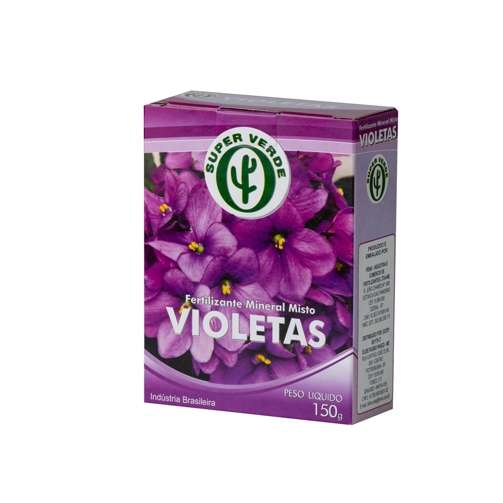Fertilizante para Violeta 150gr - Super Verde - Green Art